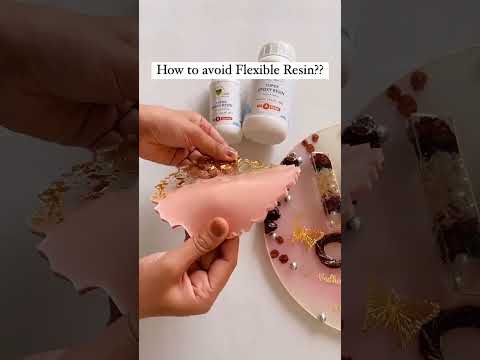 How to Avoid Flexible Resin | Learn why your resin is soft and flexible #resintips #resinhacks