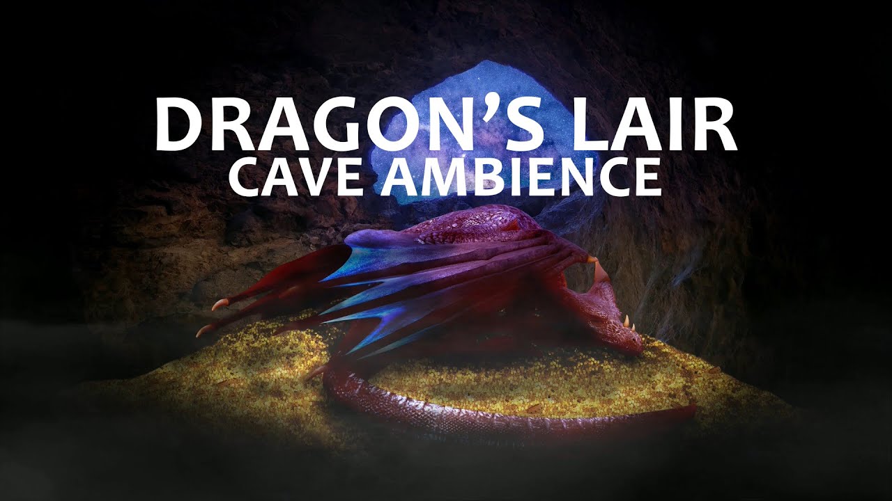 Dragon's Lair - Fantasy Dragon's Cave Ambience ASMR - 3 hours