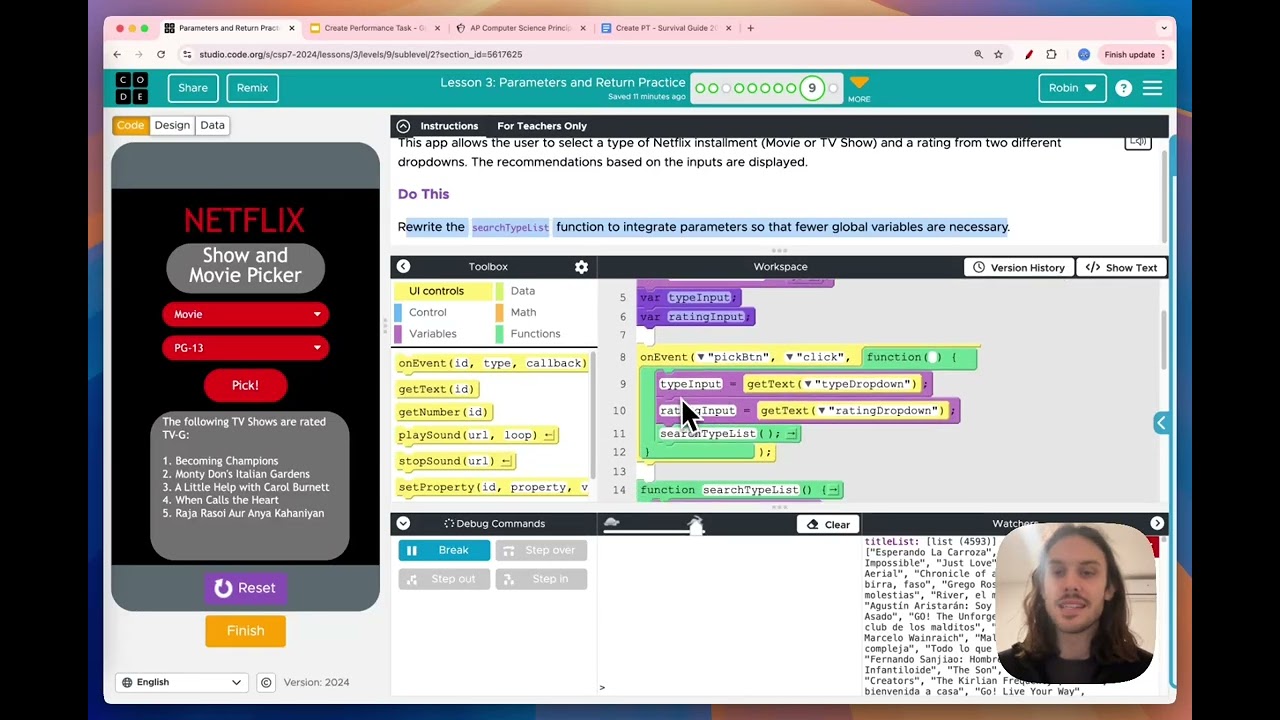 AP CSP - Create Performance Task - How To - Understanding the Requirements (1/3)