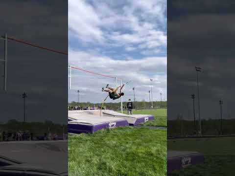 Myles Tavernier Pole Vaulting Personal Record (11 feet)