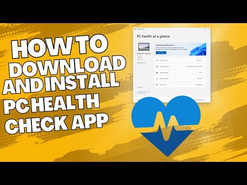 How to download and install pc health check app in windows 10 and 11.