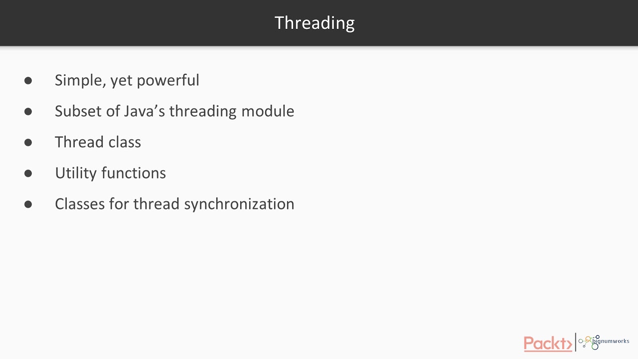 Concurrent Programming in Python: Overview of Threading Module| packtpub.com