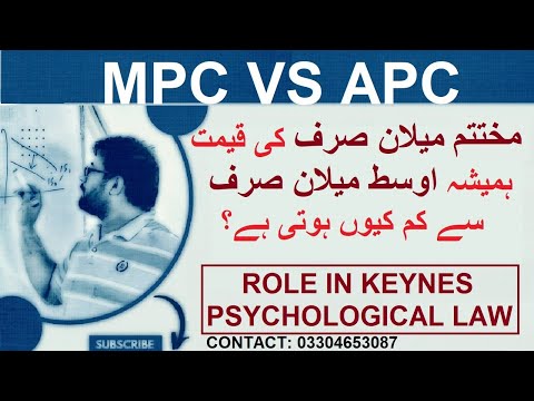 Relationship between MPC and APC || Why MPC always less than APC? || Economics Portal