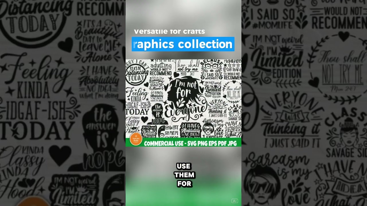 Sarcastic Bundle — Funny SVG & PNG Quote Pack