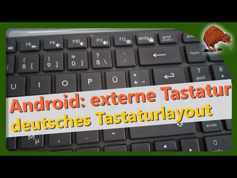 Android: Deutsches Tastaturlayout für externe Tastatur aktivieren
