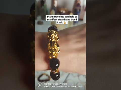 Wear Pixiu Bracelets to attract Wealth and Good Luck 👍 #shorts #pixiu #fengshui #viral #jewelry