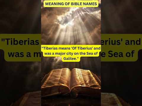 Meaning of Bible Names 198