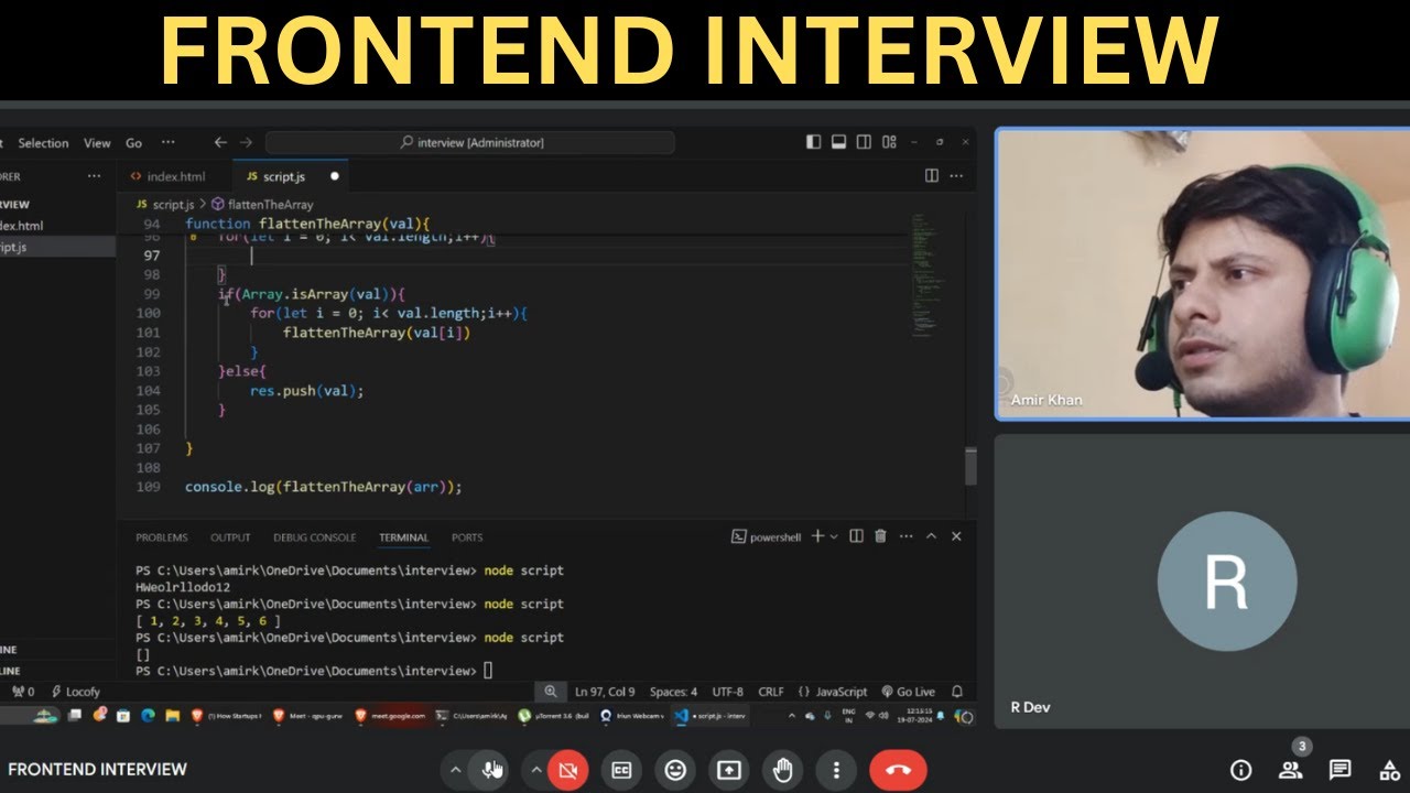 Insights From A Front End Developer Interview Reactjs Javascript And 5987