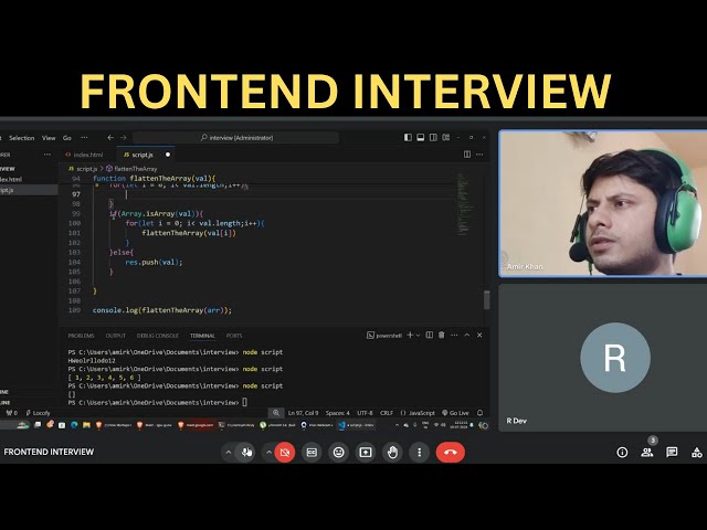 Insights from a Front-End Developer Interview: ReactJS, JavaScript, and More | Galaxy.ai