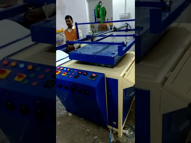 Thermocol Plate Making Machine - Thermocol Disposable Plate Making ...