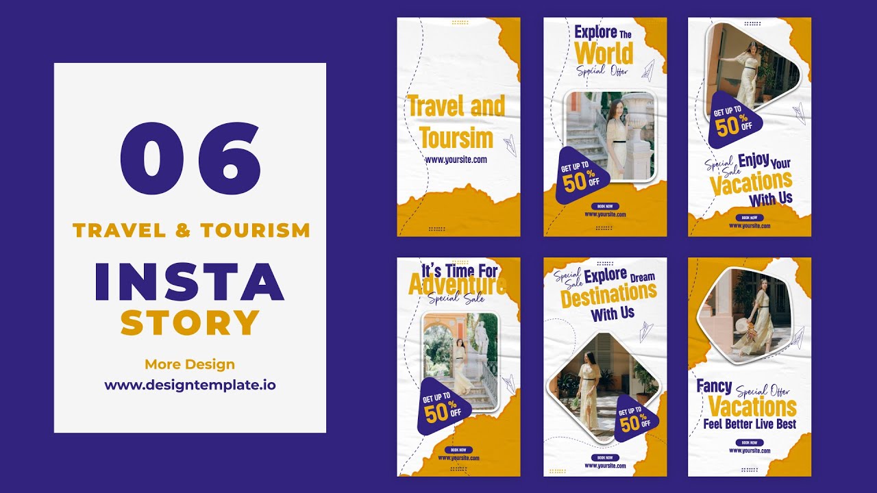 Travel And Tourism Instagram Story After Effects Template | Travel Packages Promotion