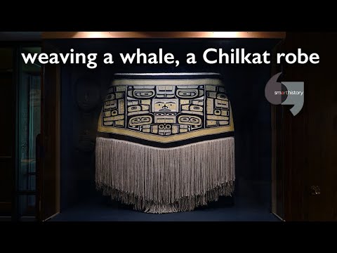 Dorica Jackson, Diving Whale Chilkat Robe (video) | Khan Academy