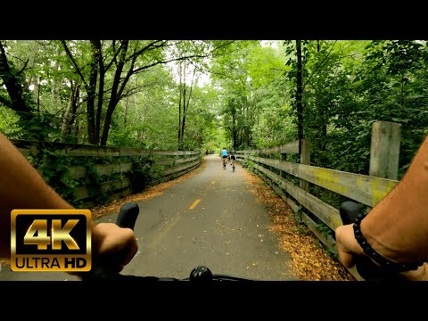 🚲【4K】Road Biking ● Route Verte 1, Vimont | LAVAL, QC | Cycling 🚴 POV