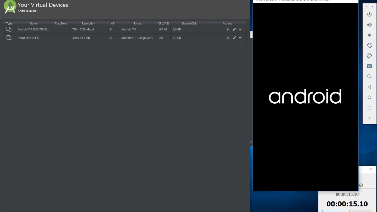 Android Studio Emulator - HyperV - normal boot