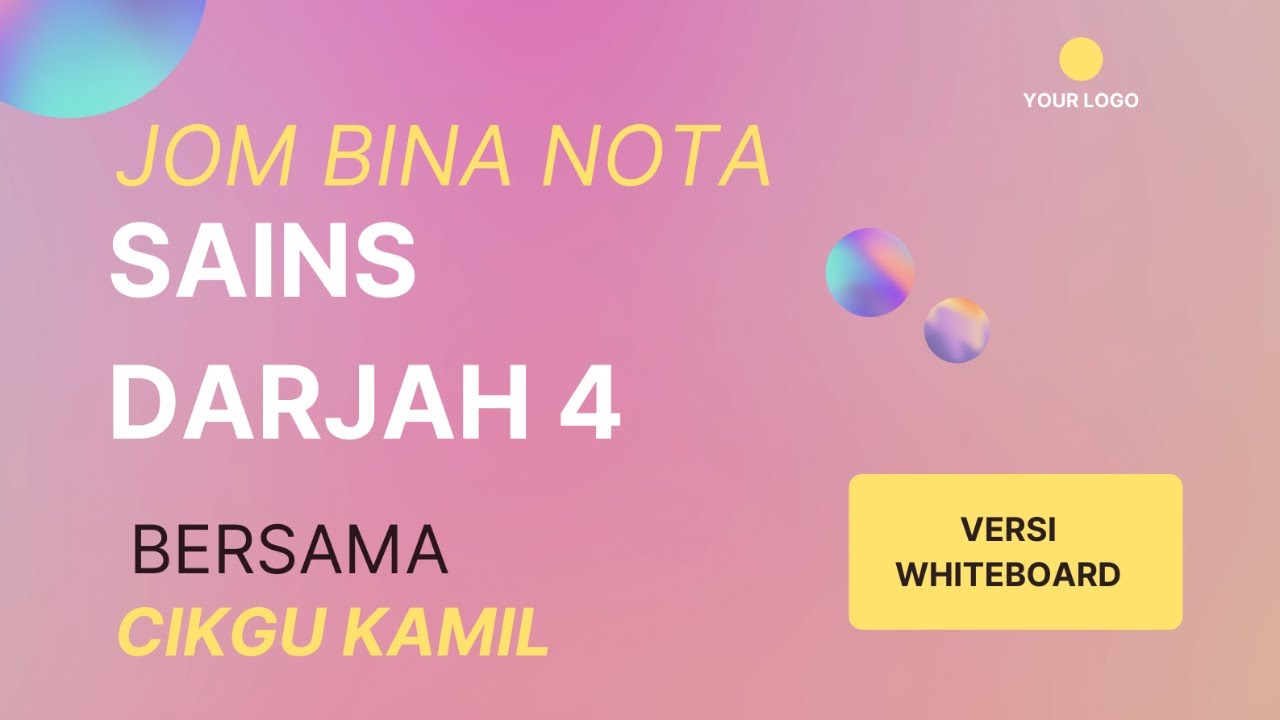 JOM BINA NOTA SAINS DARJAH 4