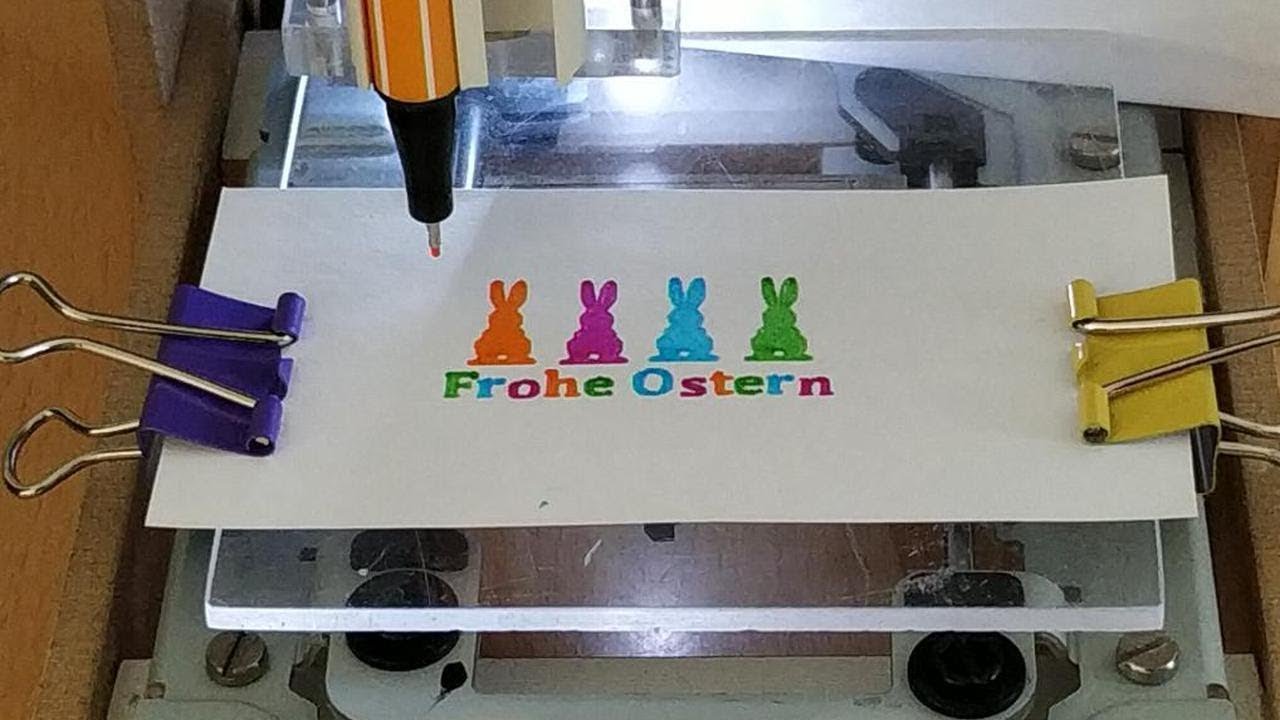 Mini CNC Easter greetings