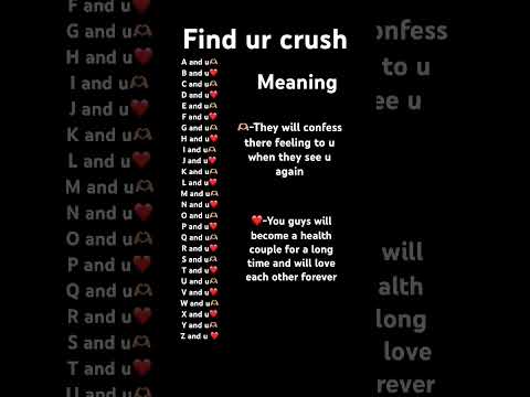 Sophia-Rose #crushes #bored #fypシ #relationships #shipping #meaning #Initials