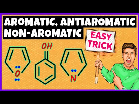 Aromatic Antiaromatic and Nonaromatic Compounds | Super Easy Trick