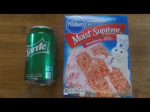DELICIOUS CAKE MADE ONLY WITH SODA. NO EGGS