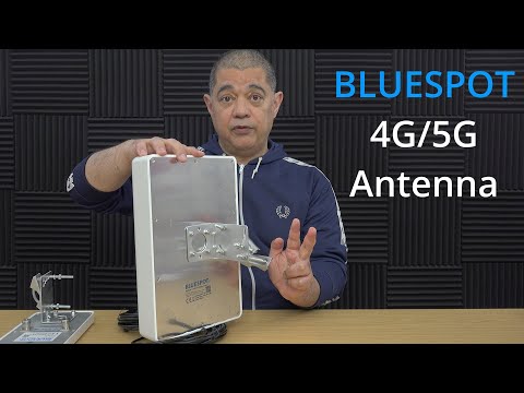 4G 5G outdoor antenna by Bluespot unboxing and close look