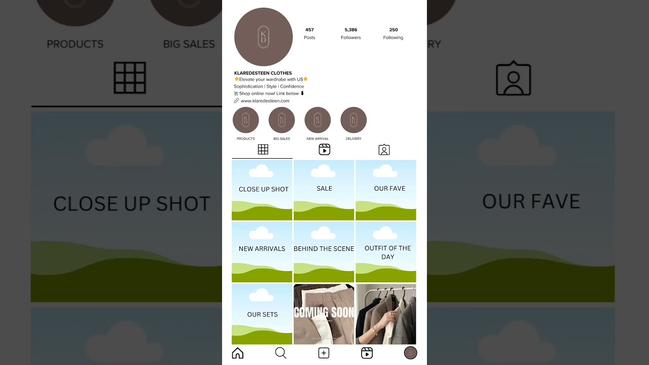 👗✨ Designing an Instagram Feed for a Clothing Brand! ✨👗
