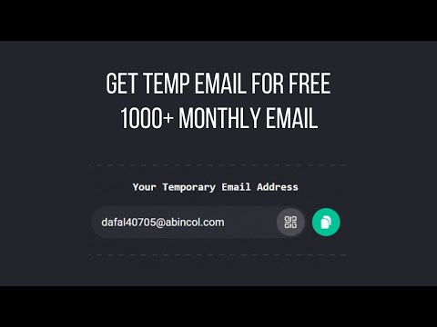 How to Create Unlimited Temporary Email Address Website [GENERATOR]