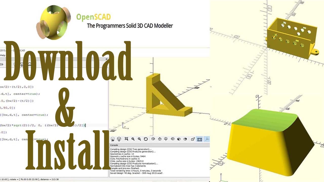 How to Download and Install OpenSCAD.