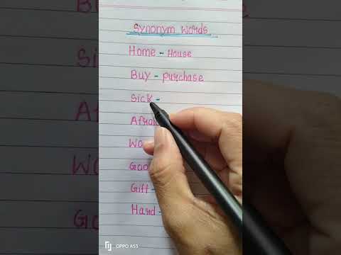 synonyms words in english #shortvideo #work hard