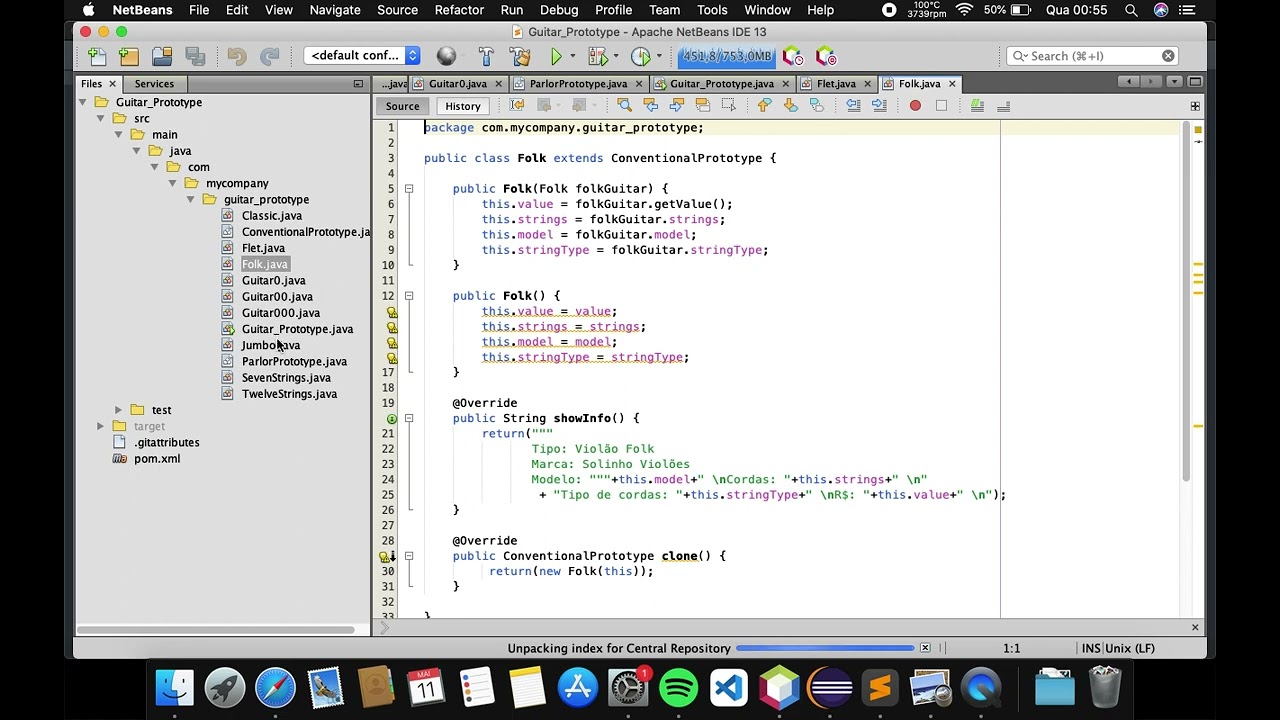 Padrão de Projetos - JAVA - Prototype Method