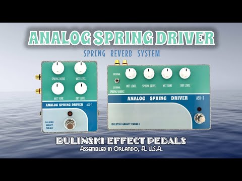 ASD-1 Analog Spring Reverb by Bulinski Effect Pedals | Reverb