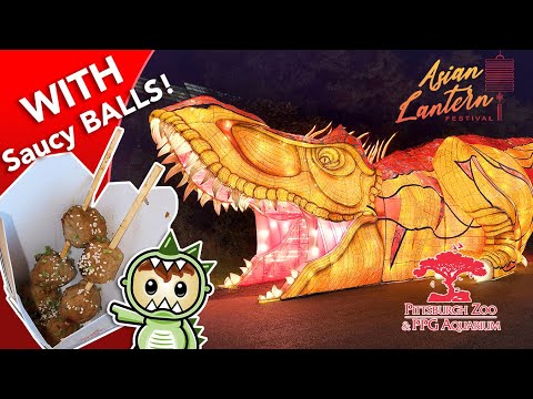 ASIAN LANTERN FESTIVAL 2022 at the PITTSBURGH ZOO with SAUCY BALLS! Check it OUT!