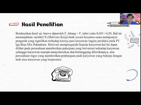 Review Jurnal Pengaruh Faktor Motivasi Kerja Terhadap Kinerja Karyawan