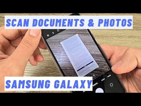 📄 How to SCAN DOCUMENTS & PHOTOS with Samsung Galaxy 📄