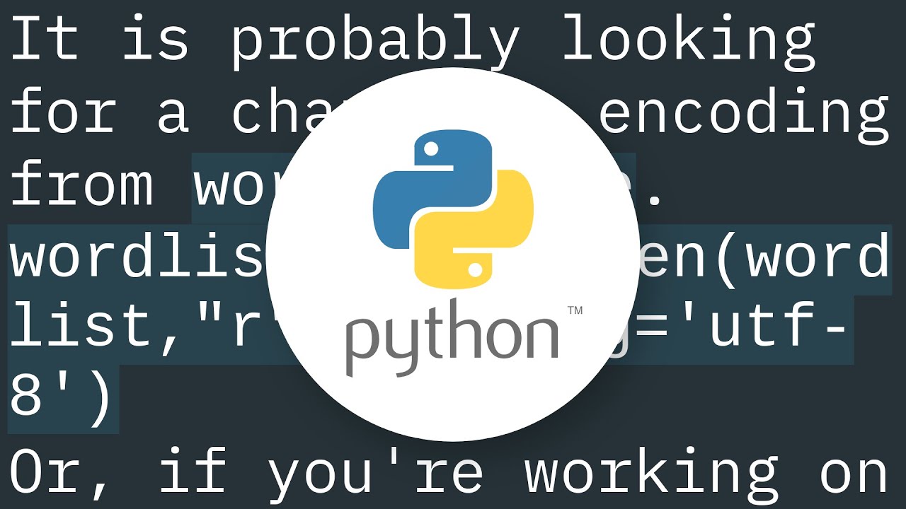 How to correct TypeError: Unicode-objects must be encoded before hashing?