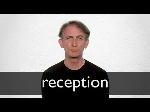 How to pronounce RECEPTION in British English