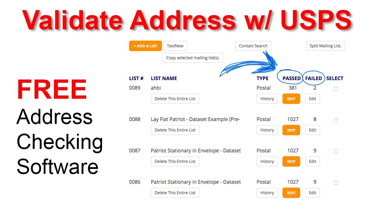 How to Validate an Address with USPS and get NCOA for free with GoBig Printing in 1 easy step.