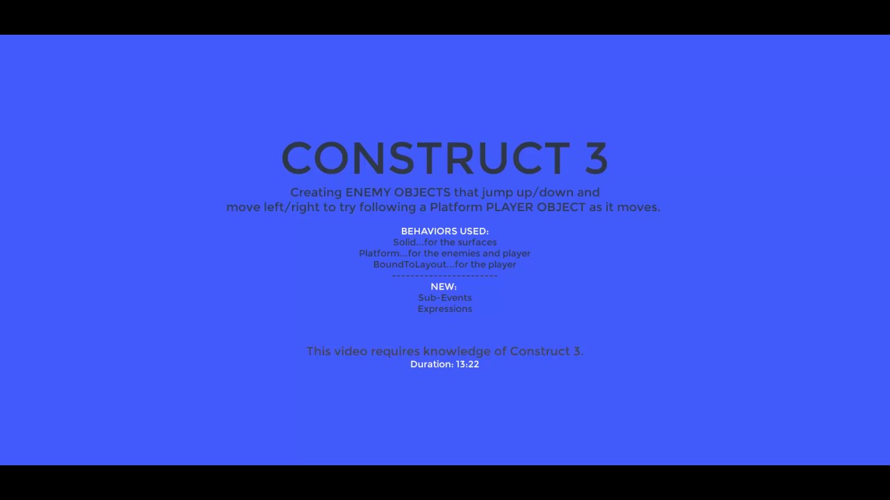 C3 - Platform enemy follows player