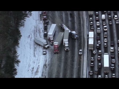 Storm paralyzes Atlanta, causing chaos