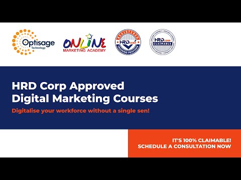 HRD Corp Approved Digital Marketing Courses - 100% Claimable