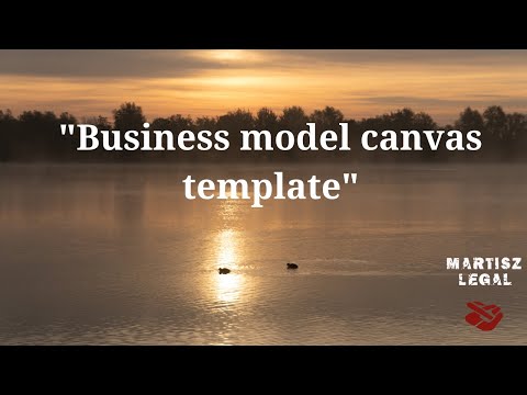 Business model canvas template