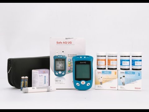 Sinocare Safe UG Blood Glucose and Uric Acid Bi-Functional Device Demonstration