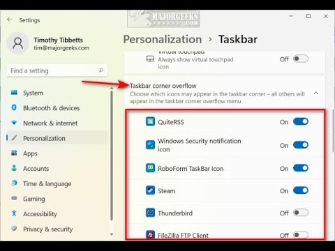 How to Show All Icons in the System Tray in Windows 11