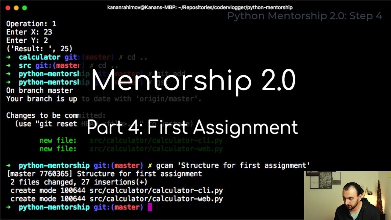 Python Mentorship: first assignment (includes solution) [Step 4]
