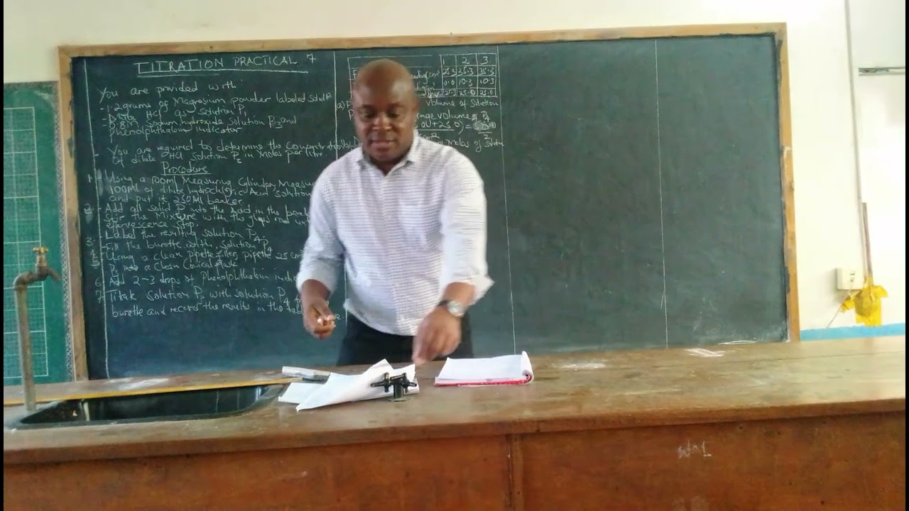 TITRATION PRACTICAL 7