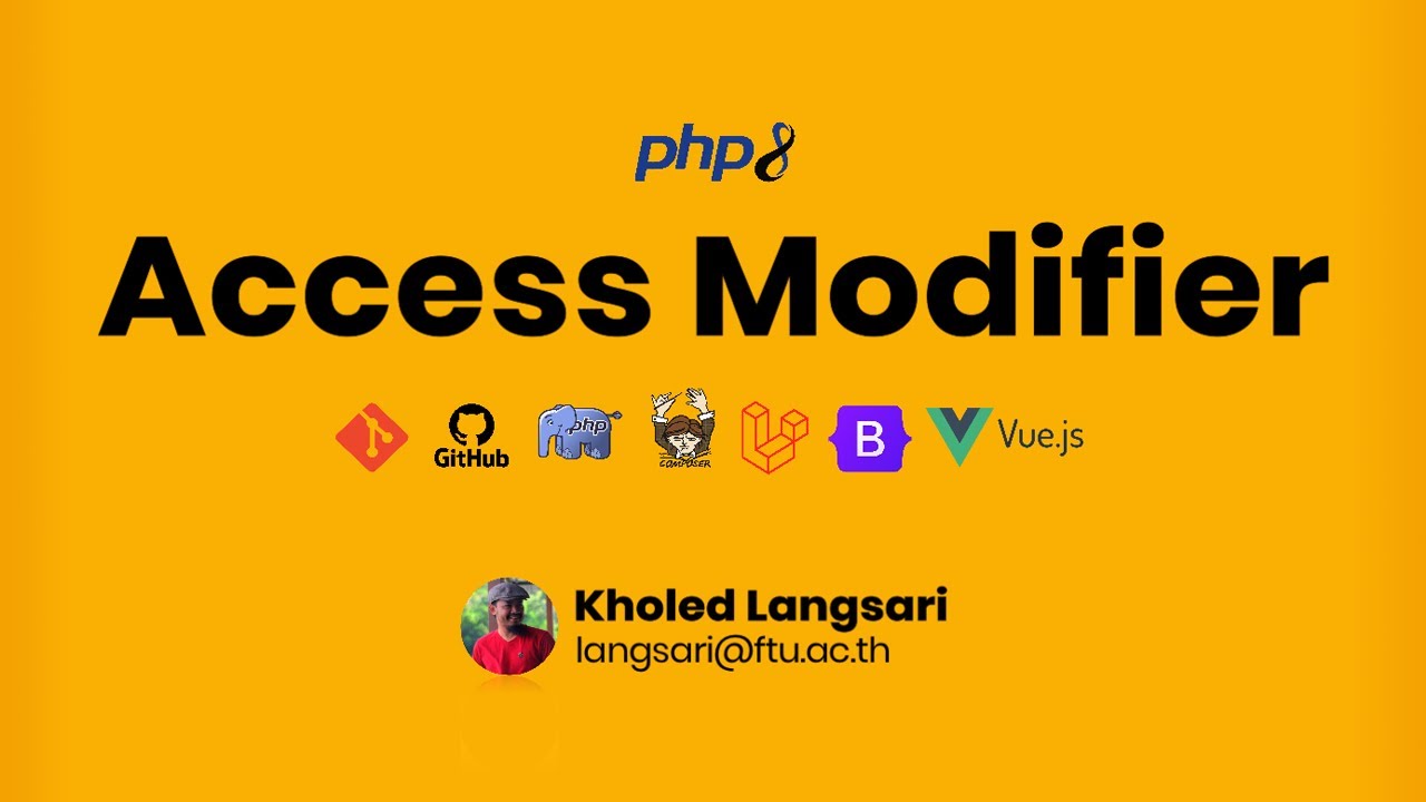 PHP - Access Modifier | PHP Object-Oriented Programming (OOP) | Part 6