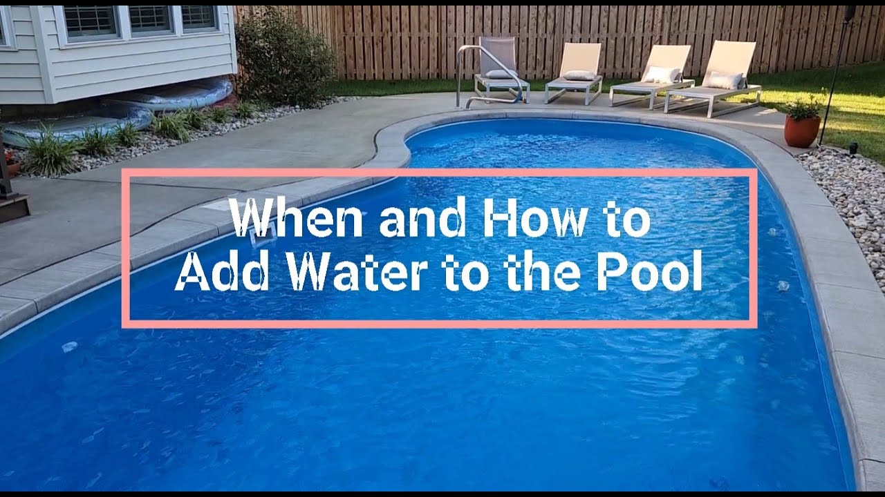 Using a Timer to Add Water to the Pool