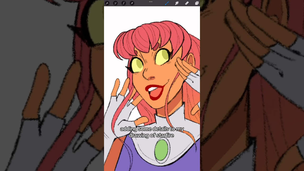 Who was your favorite teen titan? #starfire #teentitans #dccomics #dccomicsart #fanart #drawing