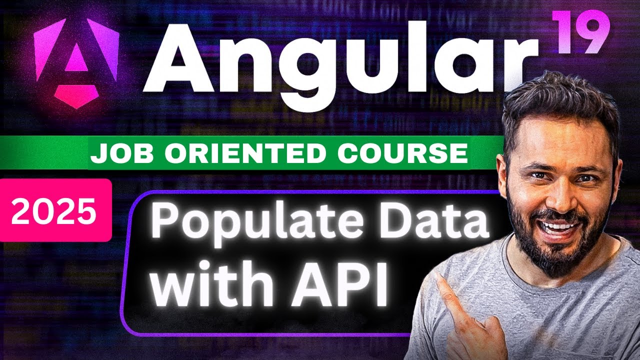 Angular 19 Tutorial #54 How to Populate Input Fields with API Data