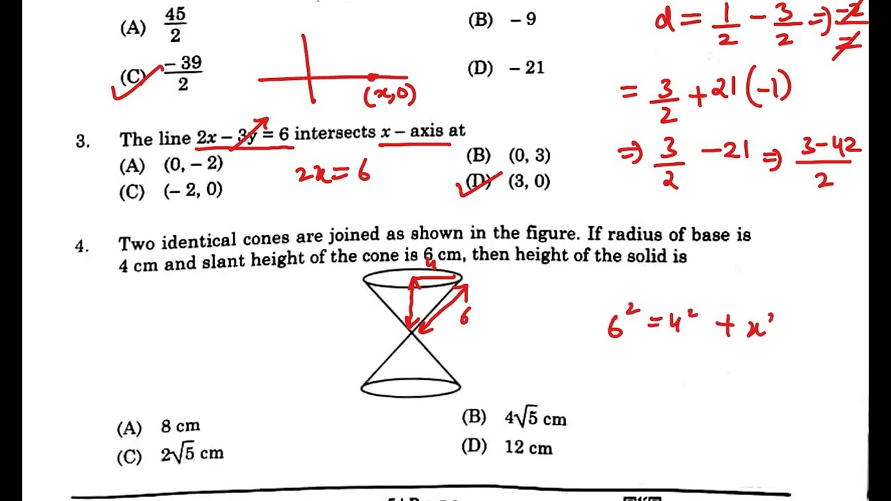 430/6/1 Maths basic paper solved 2025