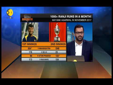 1000 runs in a month: Mayank Agarwal's no-stop November